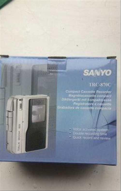 Диктофон sanyo TRC -870 новый новый в упаковке