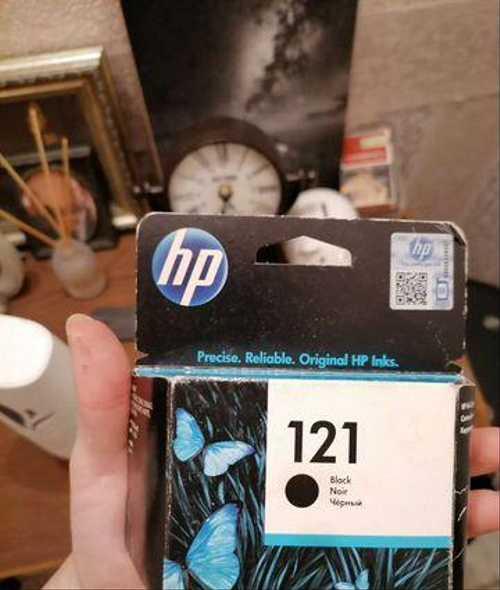 Картридж hp 123 чёрный