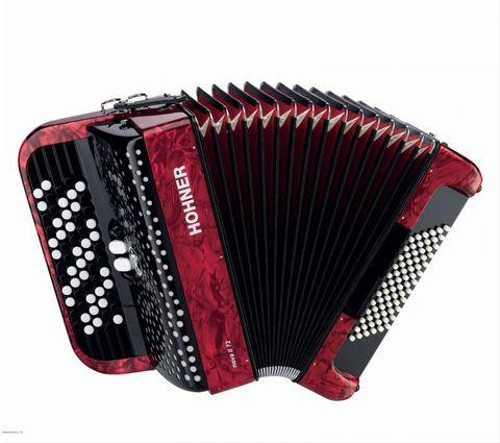 Баян Hohner Nova II 72 red