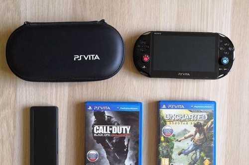 PS Vita Slim 32gb + Uncharted + Call of Duty