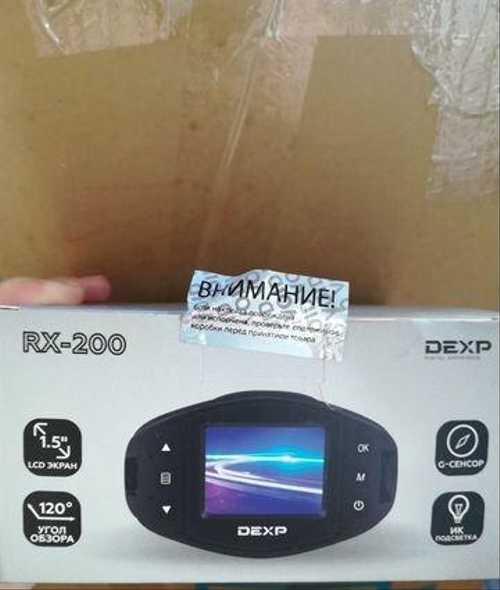 Автомобильный видеорегистратор dexp RX-200