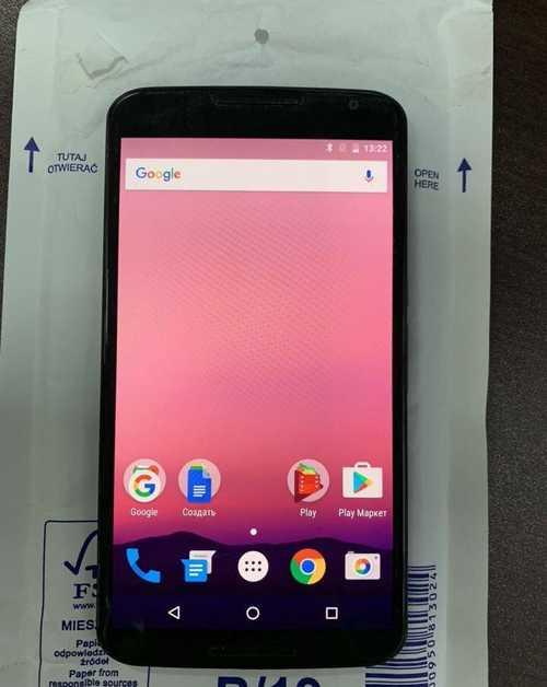 Motorola Nexus 6 синий