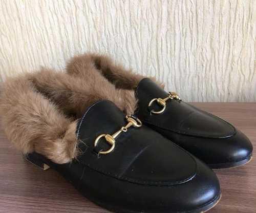 Мюли Gucci Princetown