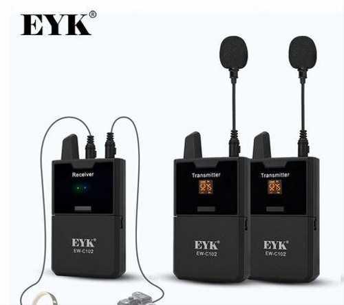Беспроводной петличный микрофон EYK EW-C102 UHF