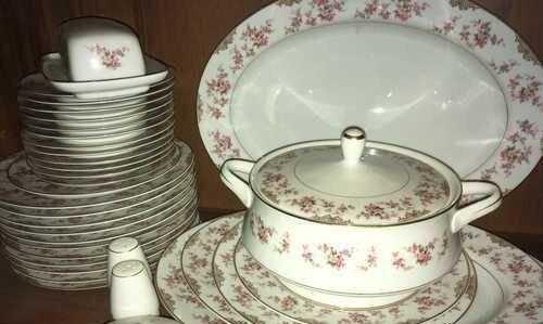 Сервиз столовый Noritake Rose China r102 Japan
