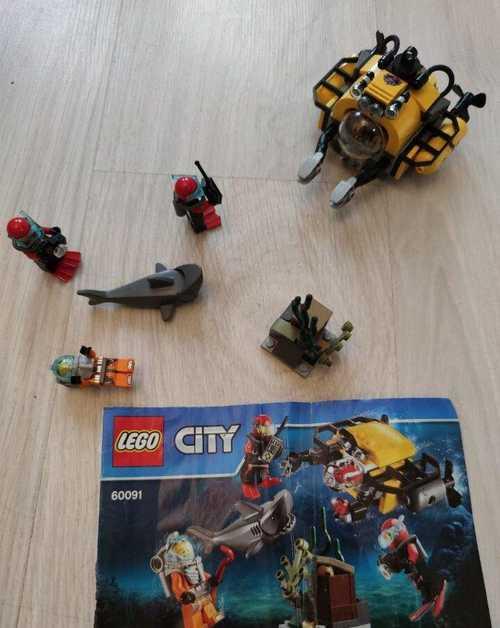 Lego city исследование морских глубин