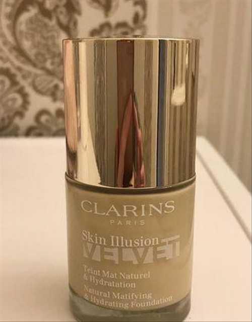 Тональный крем Clarins skin illusion velvet