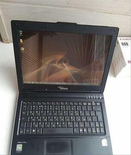 Fujitsu 12.1", 2ядра, акб держит заряд