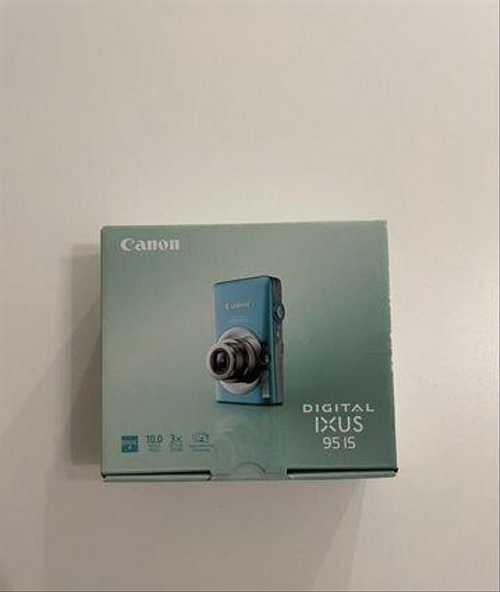 Canon Digital ixus 95 IS бирюзового цвета
