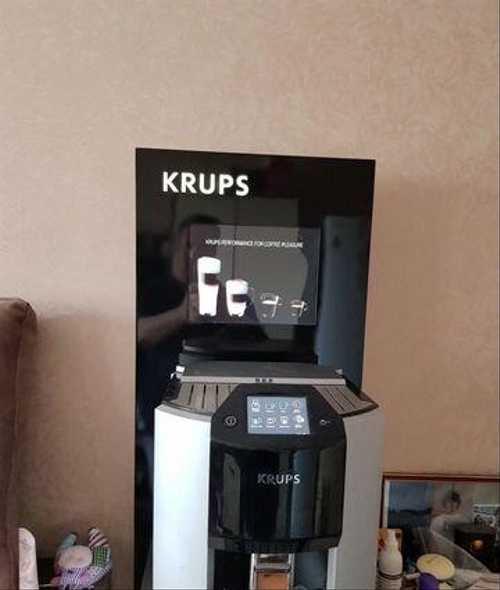 Кофемашина Krups EA9010 Barista, серебристый/черны
