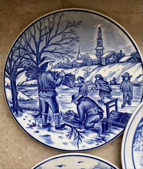 Настенные тарелки Delft Holland