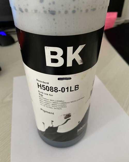 Чернила InkTec H5088-01LB, HP, 1л, чёрные