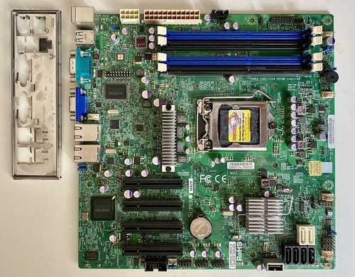 Supermicro x9csm,s1155 серверная материнская плата