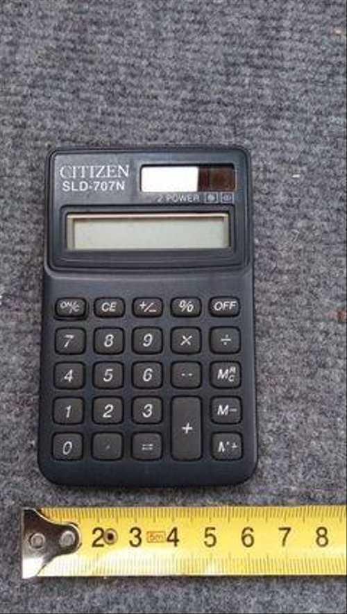 Калькулятор Citizen SLD-707N - Без батарейки