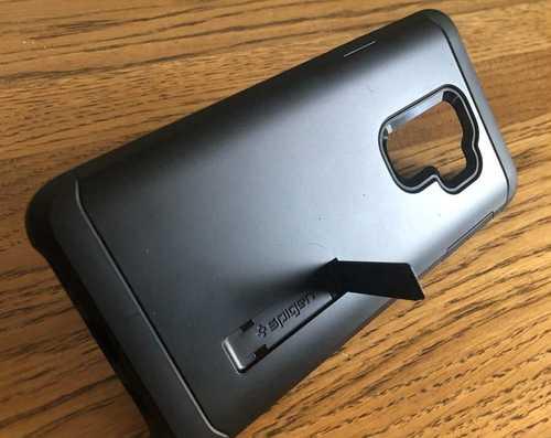 Чехол Spigen Galaxy S9+ Усиленный Подставка Новый