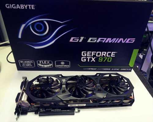Видеокарта gigabyte GeForce GTX 970 1178Mhz PCI-E