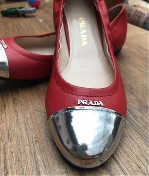 Балетки новые Prada