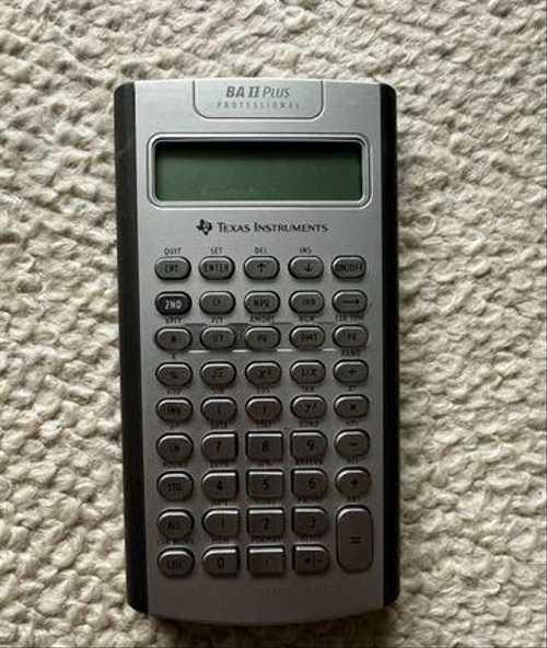 Калькулятор Texas BA II Plus