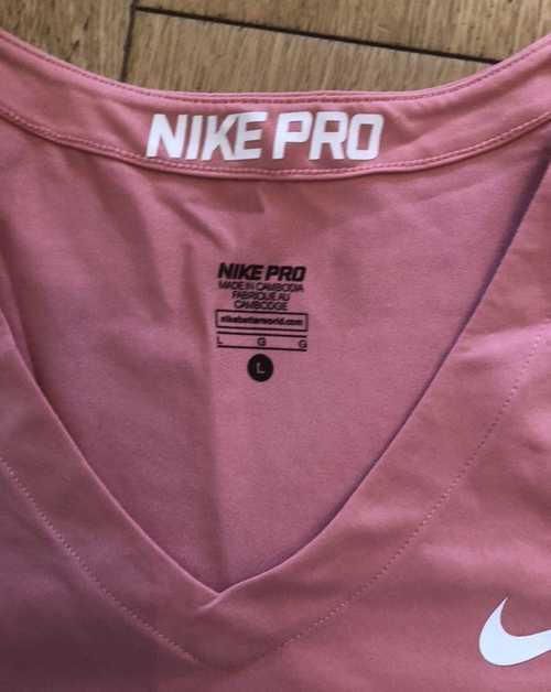 Классная Майка для тренинга Nike pro. Размер l