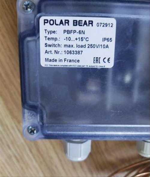 Термостат Polar Bear pbfp 6N