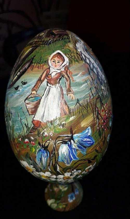Художественная роспись на яйце