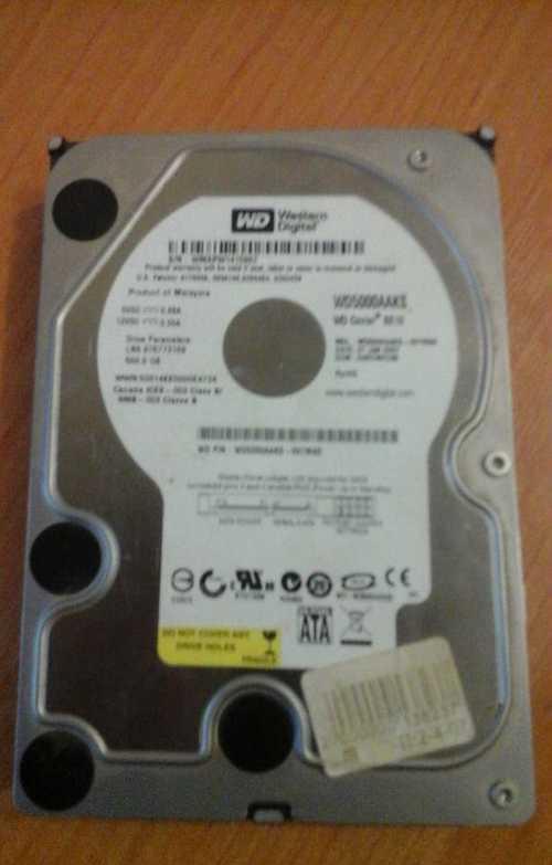 Western digital wd5000aaks