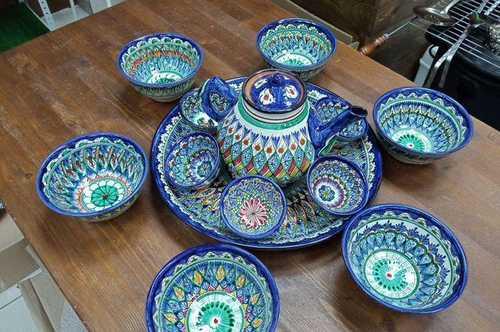Узбекская посуда Риштан