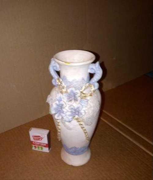 Керамическая ваза - старый сувенир из Греции б у