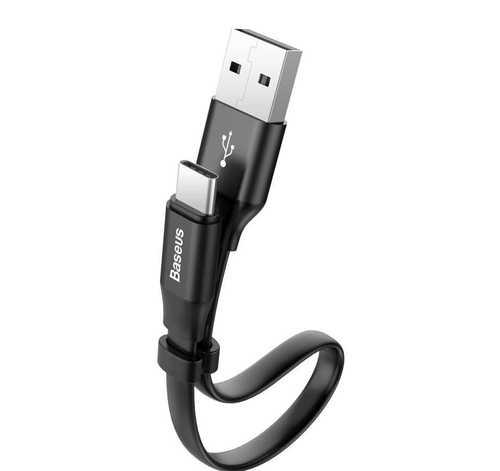 Кабель Baseus Nimble USB - USB-C 23 cm (Black)