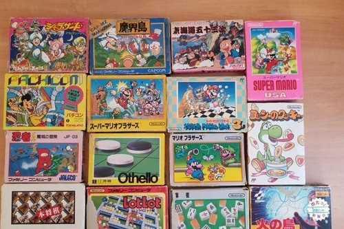 Картриджи для игры "Famicom"