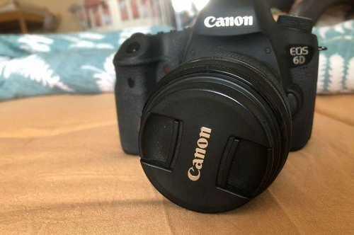 Зеркальный фотоаппарат canon eos 6d и объектив 85