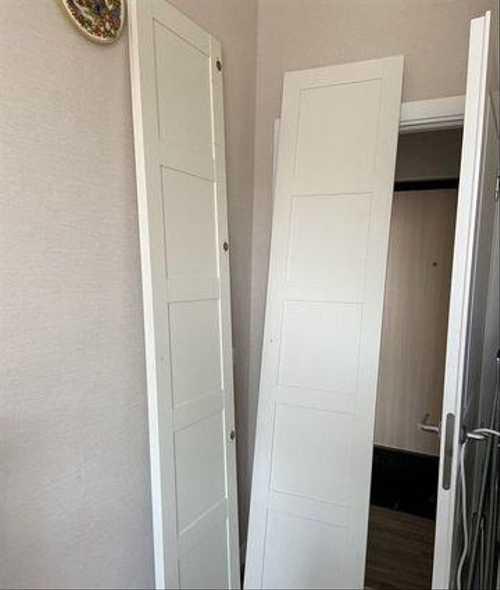Двери пакс IKEA бергсбу 3шт