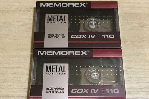 Аудиокассеты Memorex CDX IV 110 Metal новые