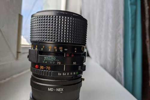 Продам объектив Minolta MD Zoom 35-70 mm f/3.5 Mac