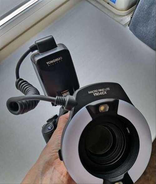 Фотоаппарат Canon 600d, кольцевая вспышка Yongnuo