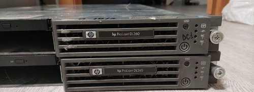 2 сервера HP Proliant DL360