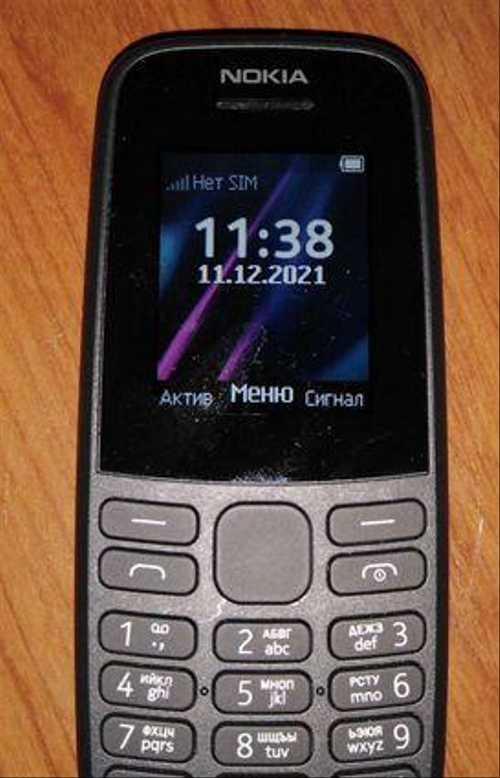 Телефон Nokia 105 (model TA-1203)