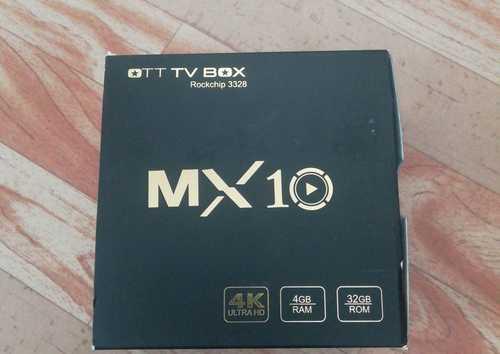 Смарт тв приставка TV BOX MX10 4/32 Android 8.1