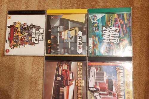 5 CD games: GTA 2, 3, Pro Rally, дальнобойщики 1 и