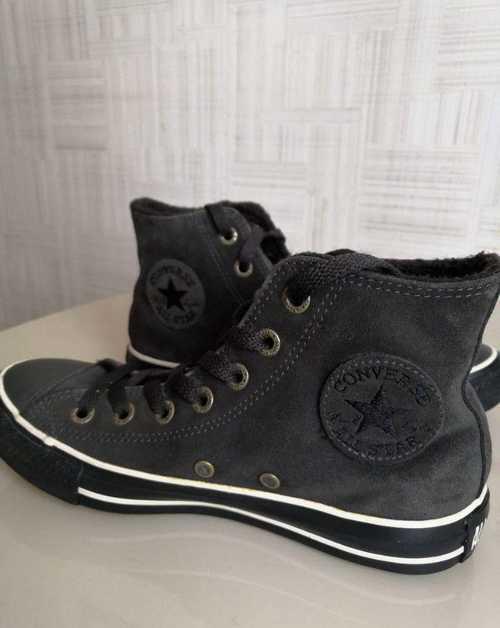 Converse утеплённые кеды 37р