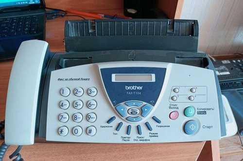 Факс brother fax t-104