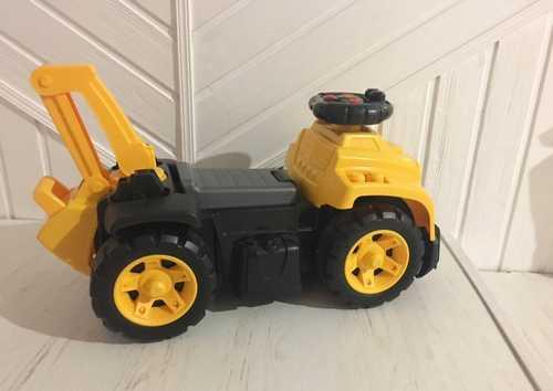 Машина каталка экскаватор mega bloks