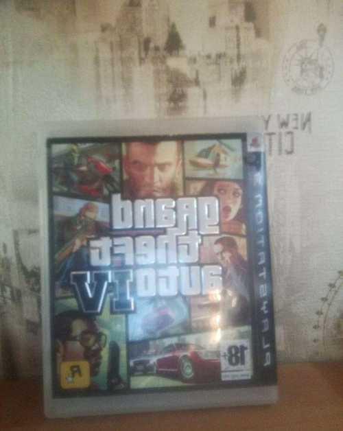 Игра на ps3 GTA4