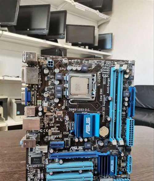 Связка Asus P5G41T-M LE +E5400 + кулер