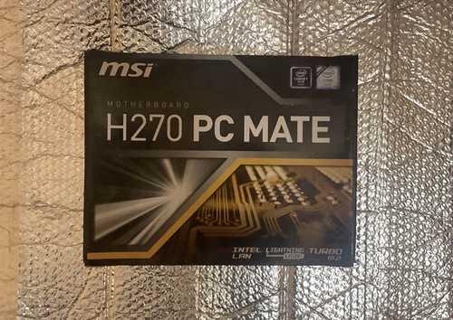 Материнская плата msi h270 pc mate