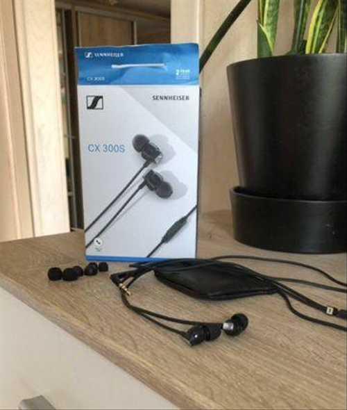 Наушники капельки Sennheiser CX 300S BLack