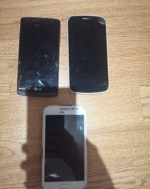 Телефоны LG h324, Samsung gt i8552, gt i9250