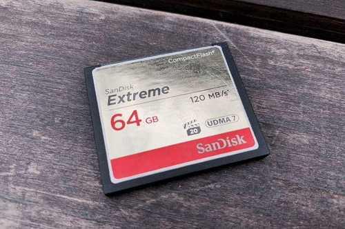 CompactFlash Sandisk Extreme 64gb