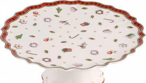 Villeroy Toy's Delight Footed cake plate