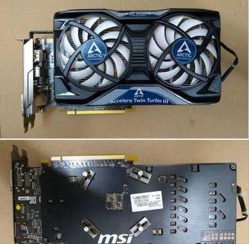 MSI GTX 770 4gb + охлаждение twin turbo III